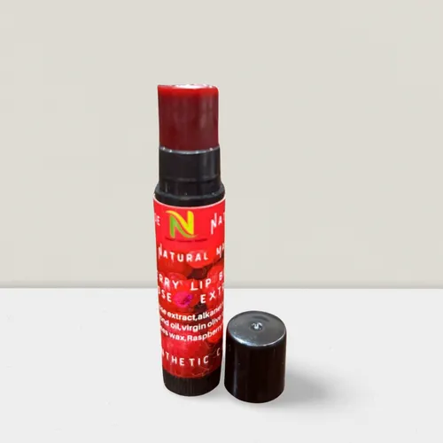 Raspberry Lip Balm | Moisturizing & Natural Care | Nandy’s Natural Mantra